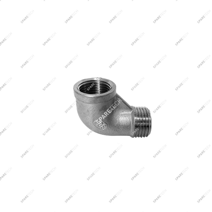 Stainless steel 90° elbow MF3/4"
